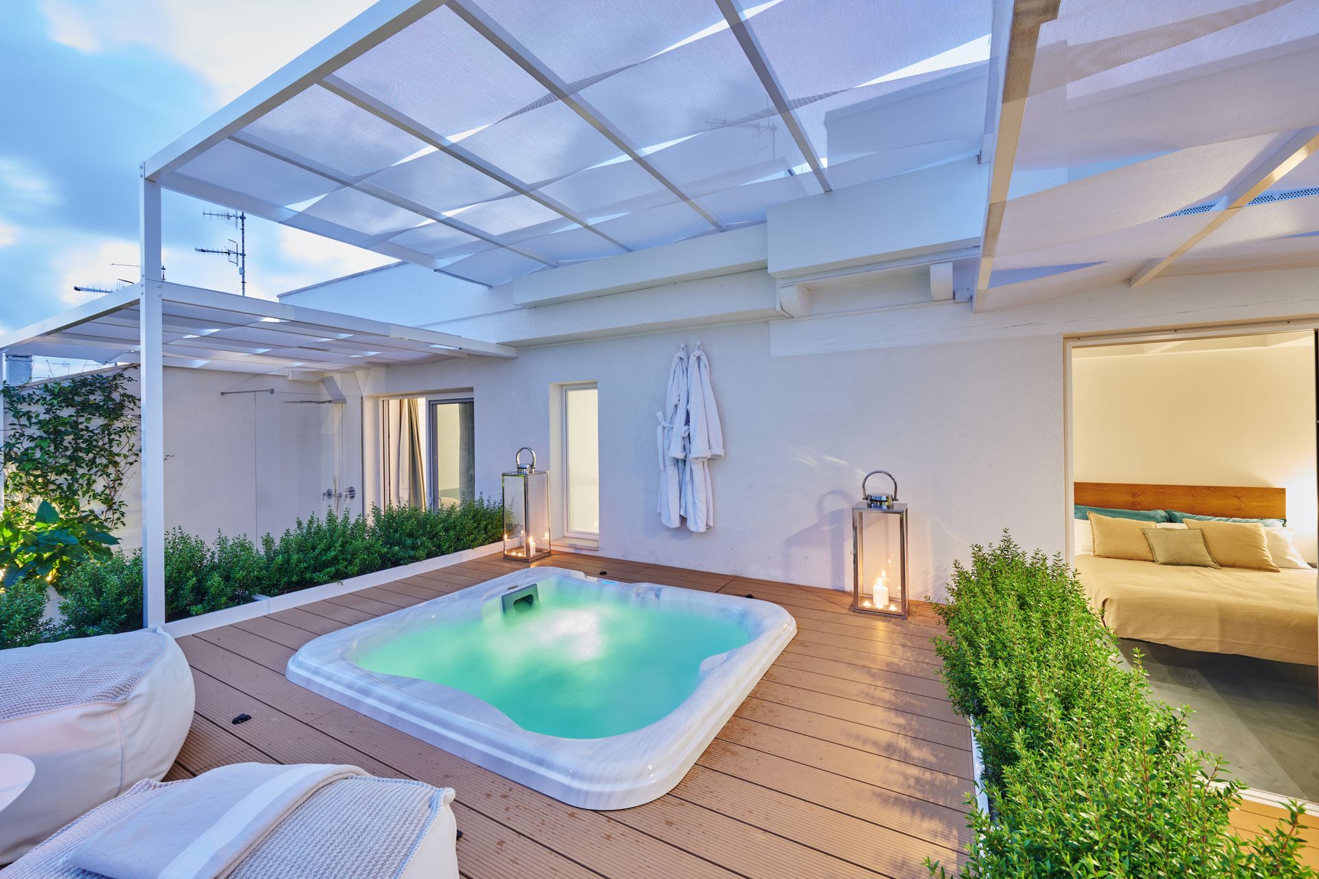 Attic with Jacuzzi | MUSAE Relais & SPA